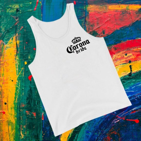 Tops | Social Distancing Love Corona Bride Tank Top | Poshmark